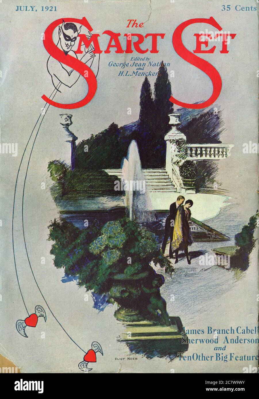 The Smart Set - July 1921 - Vintage american literary magazine Stock ...