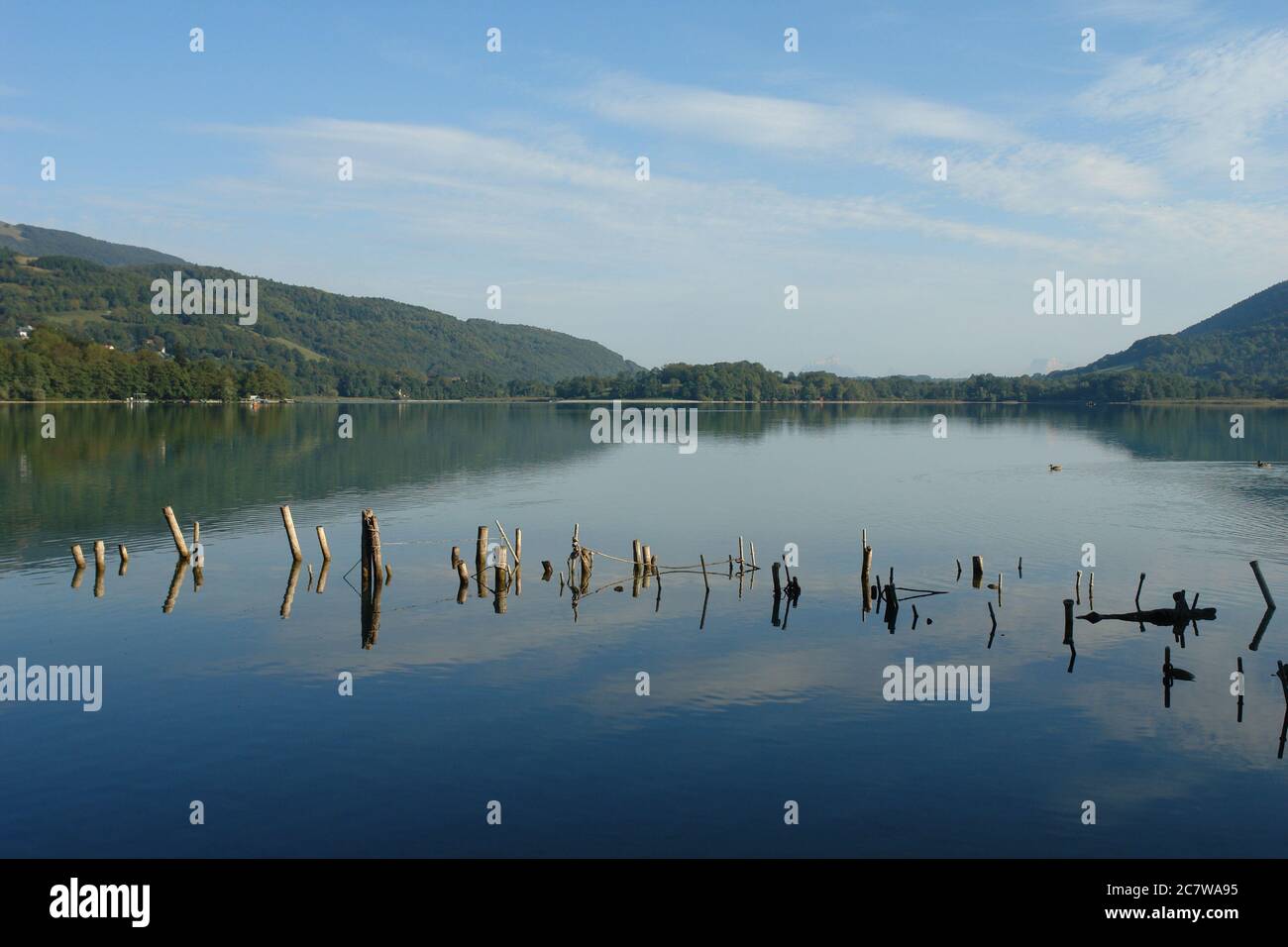 The Laffrey lake Stock Photo - Alamy