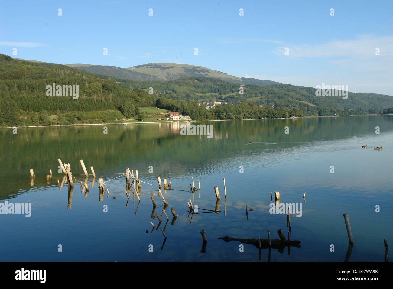The Laffrey lake Stock Photo - Alamy
