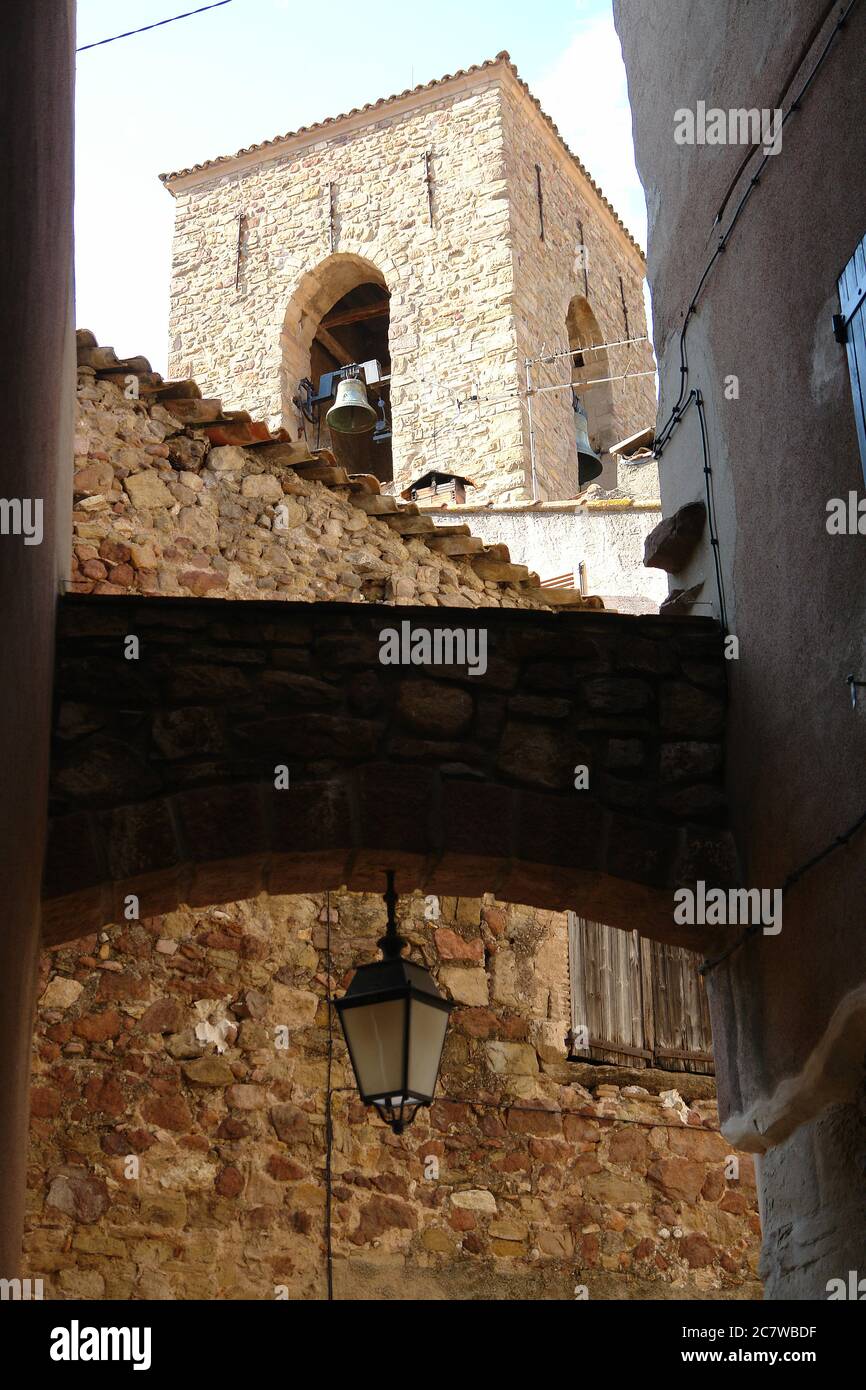 Roquebrune sur Argens old provencal medieval village Stock Photo - Alamy