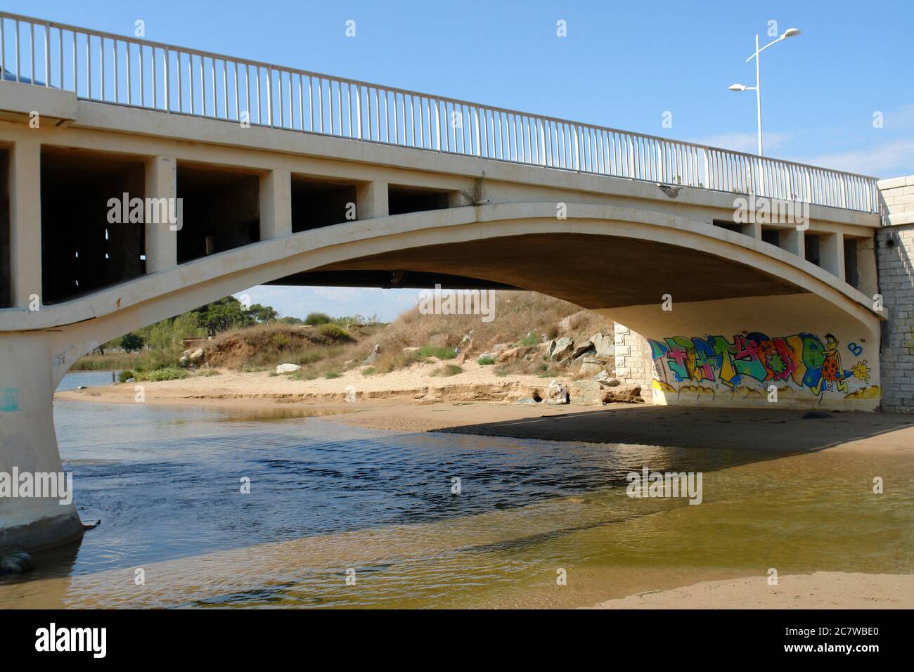 Mouth of the river Argens at St Aygulf Stock Photo - Alamy