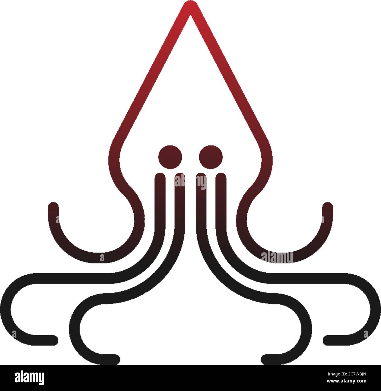 Octopus logo icon vector template Stock Vector Image & Art - Alamy