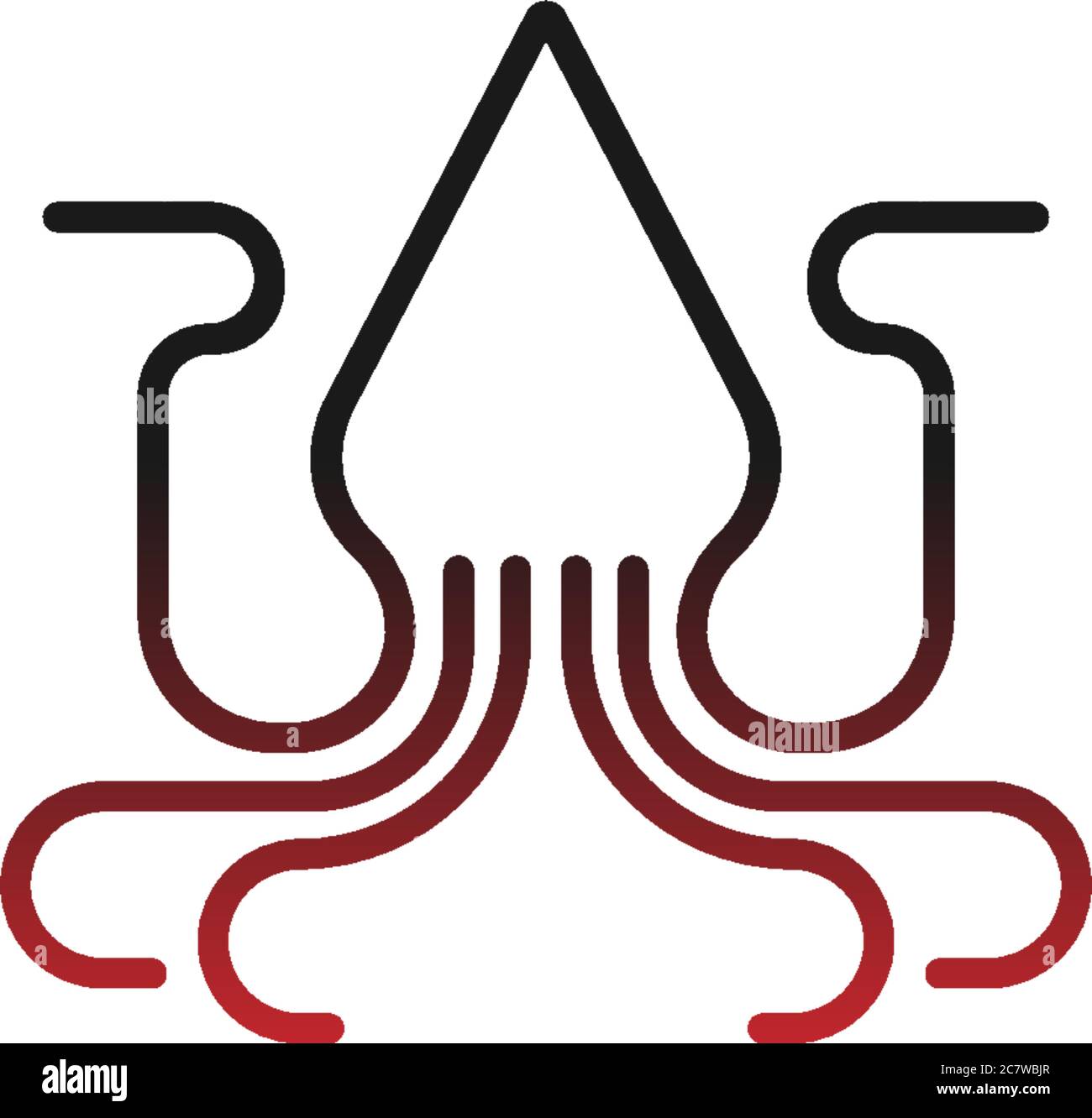 Octopus logo icon vector template Stock Vector Image & Art - Alamy