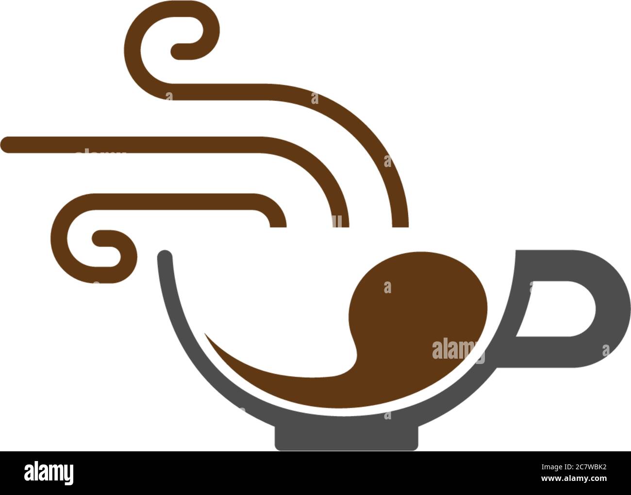 Coffee cup logo vector cafe icon template Stock Vector Image & Art - Alamy
