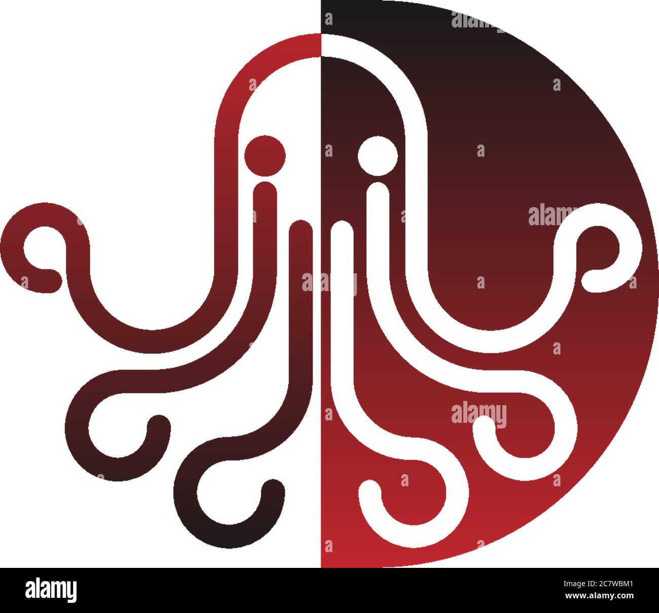 Octopus logo icon vector template Stock Vector Image & Art - Alamy