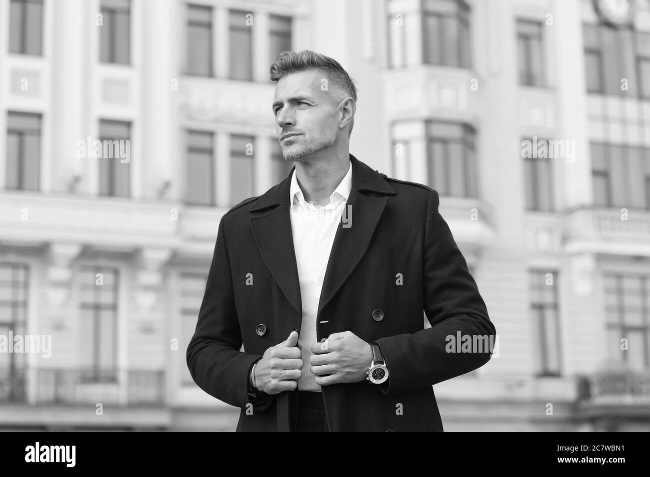 Classic is always appropriate. Successful and motivated. Business man ...