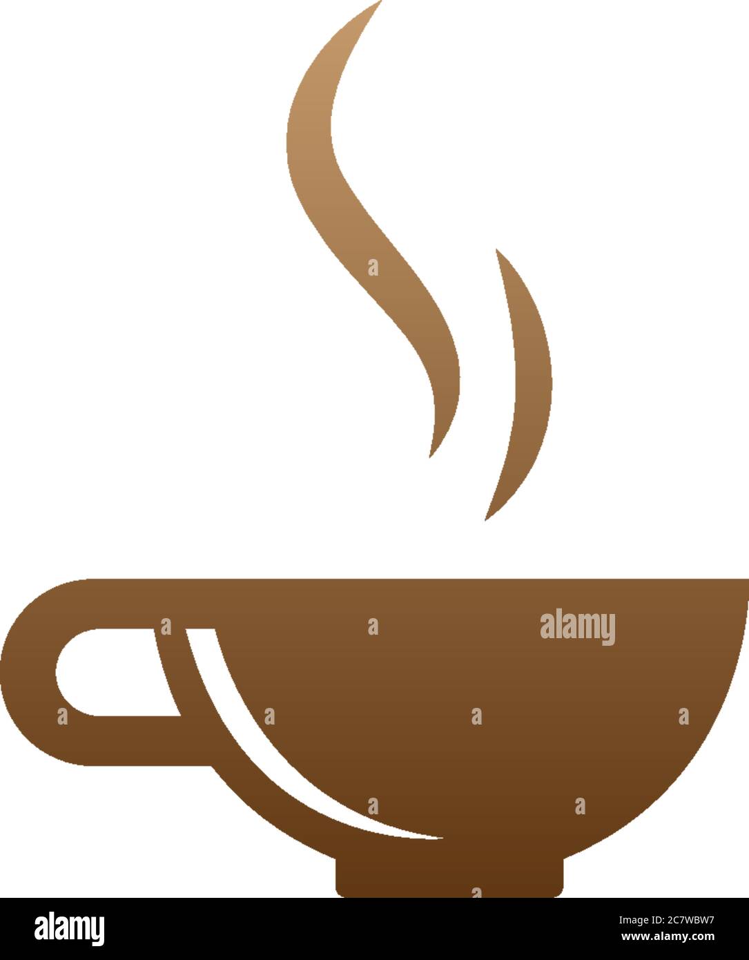 Coffee cup logo vector cafe icon template Stock Vector Image & Art - Alamy