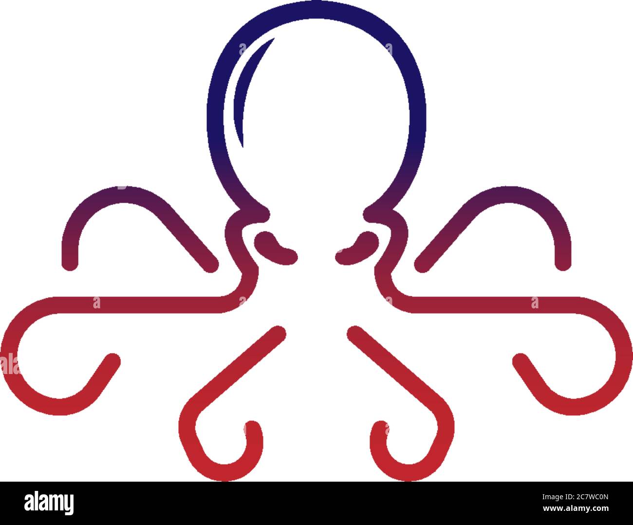 Octopus logo icon vector template Stock Vector Image & Art - Alamy
