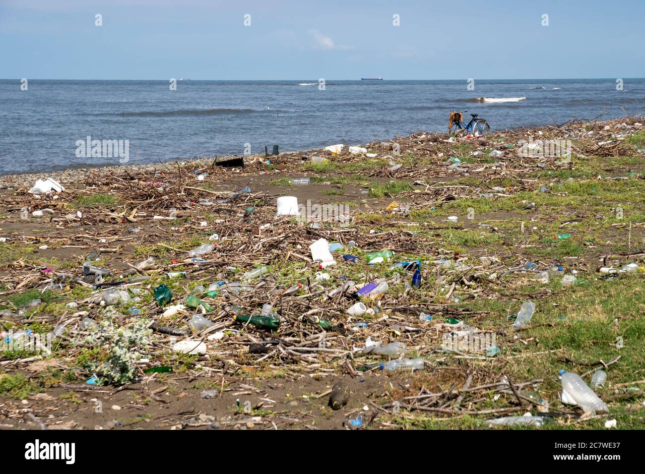 The problem of pollution and ecology of the sea shore and the ocean ...