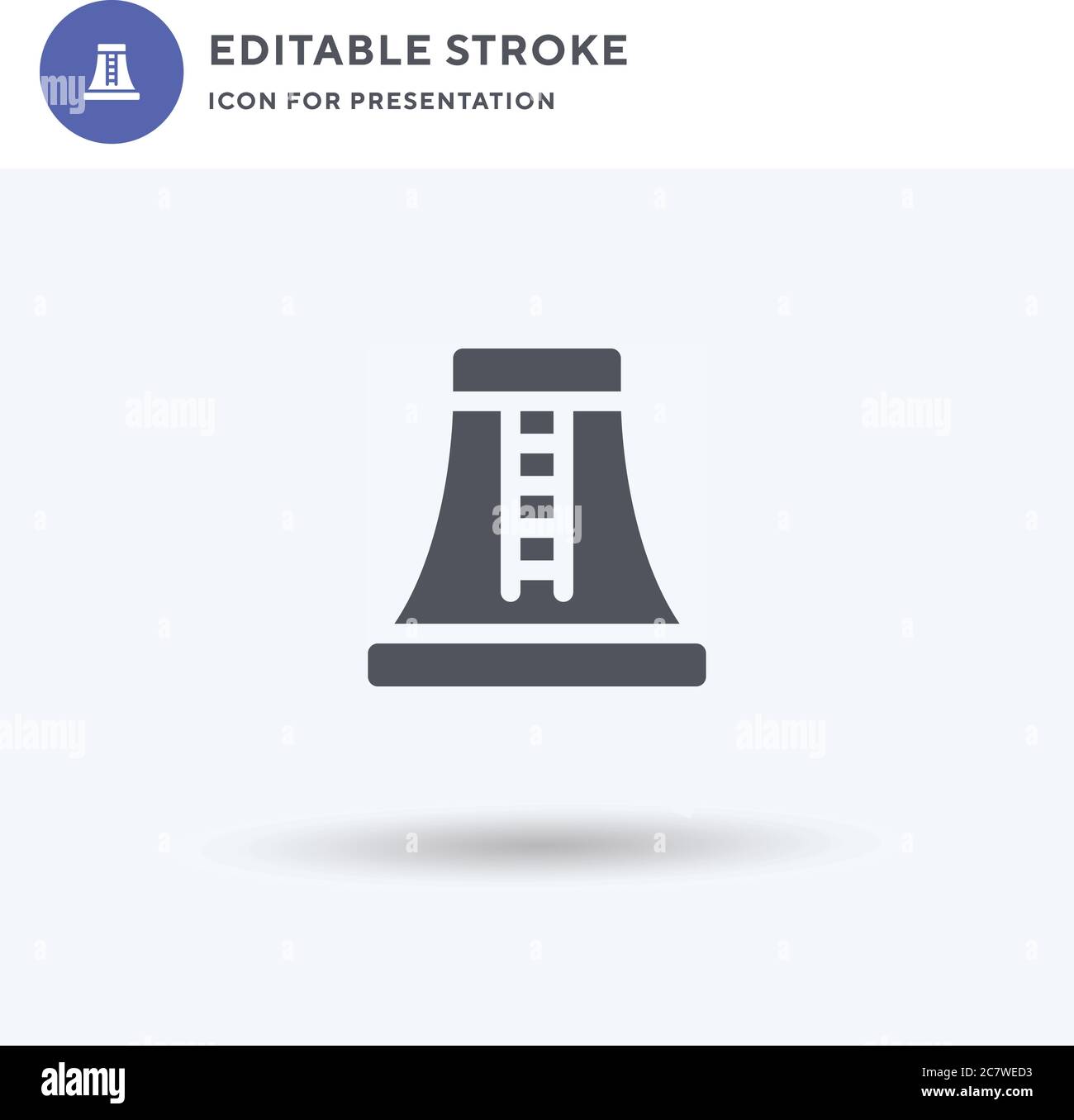 Reactor icon vector, filled flat sign, solid pictogram isolated on ...