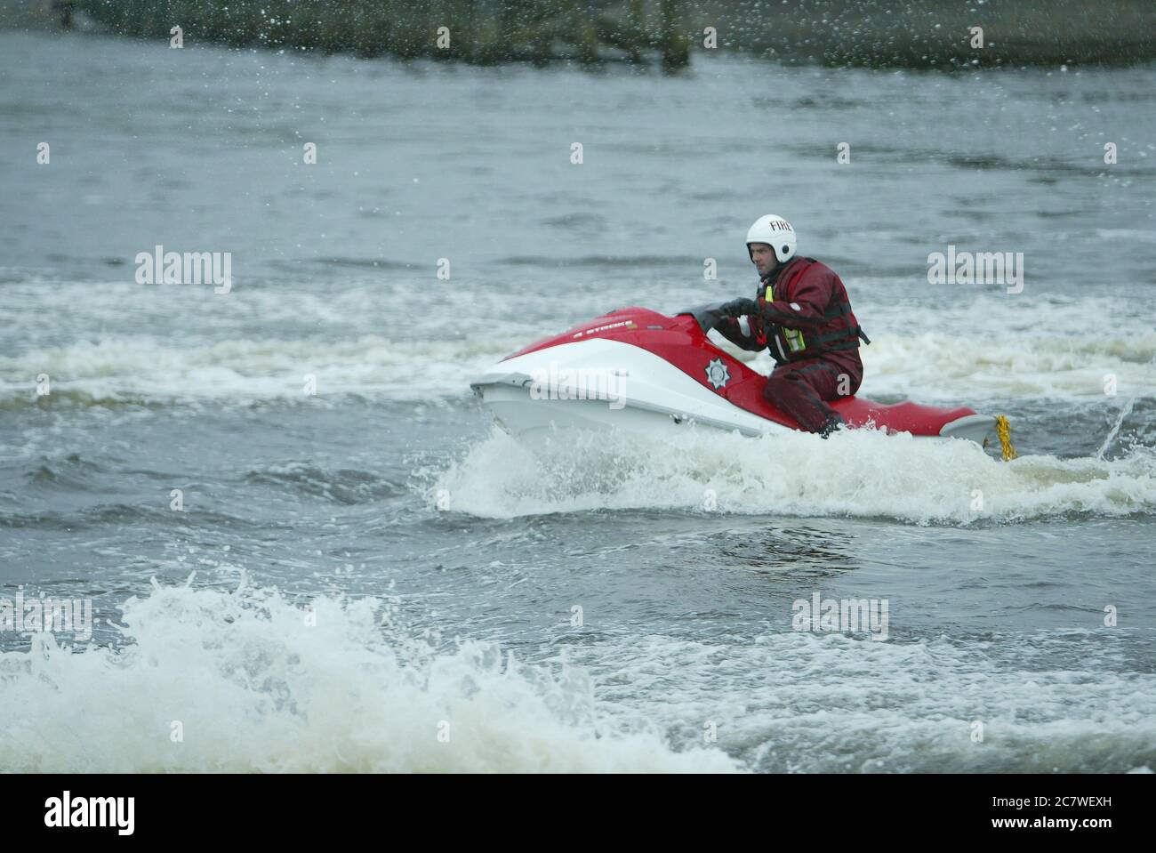 Scottish Fire & Rescue, Jet Ski Stock Photo - Alamy