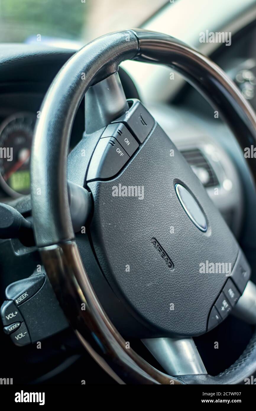 Cars steering wheel hi-res stock photography and images - Alamy