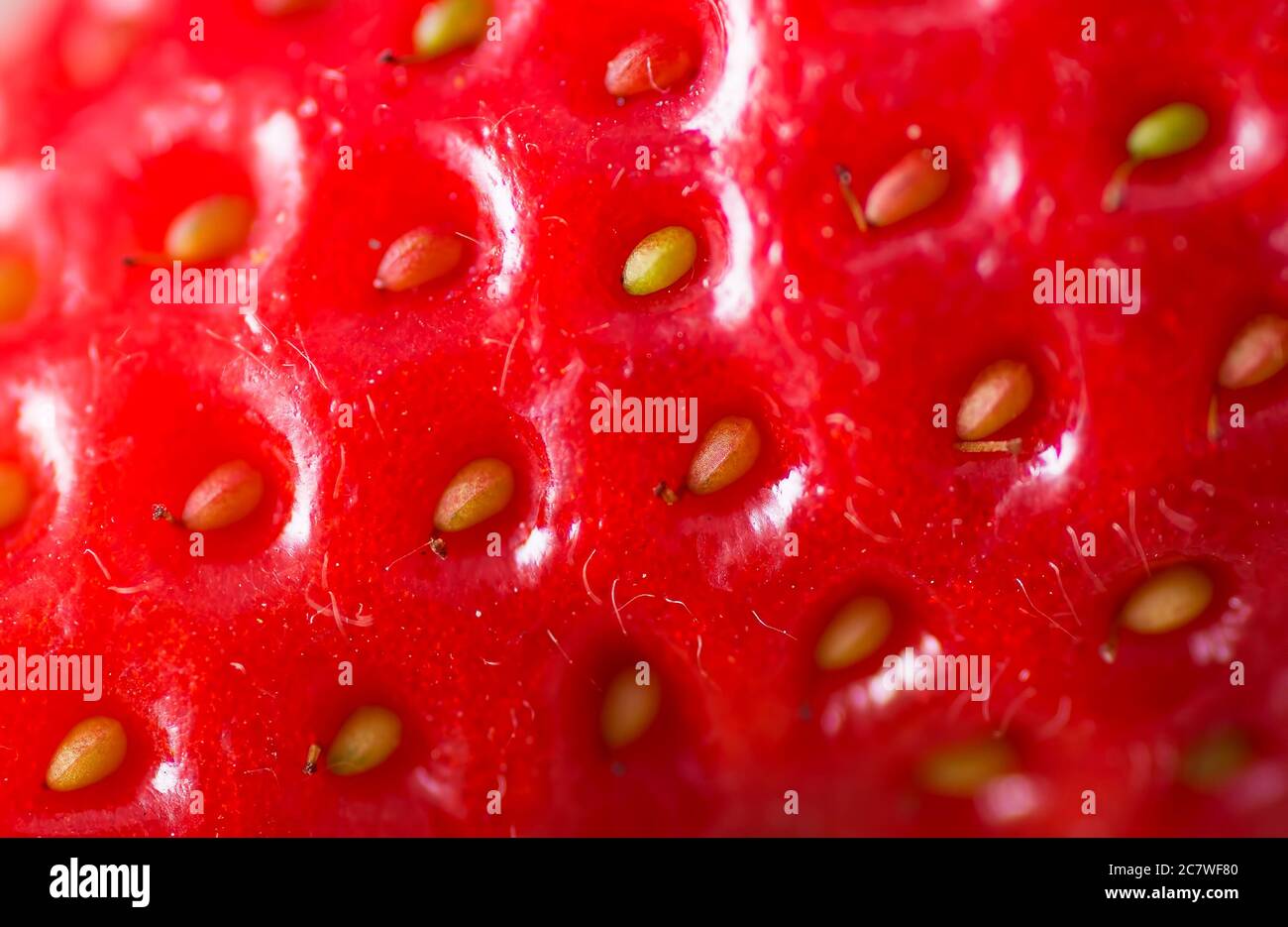 Macro image of a fresh red strawberry Stock Photo - Alamy
