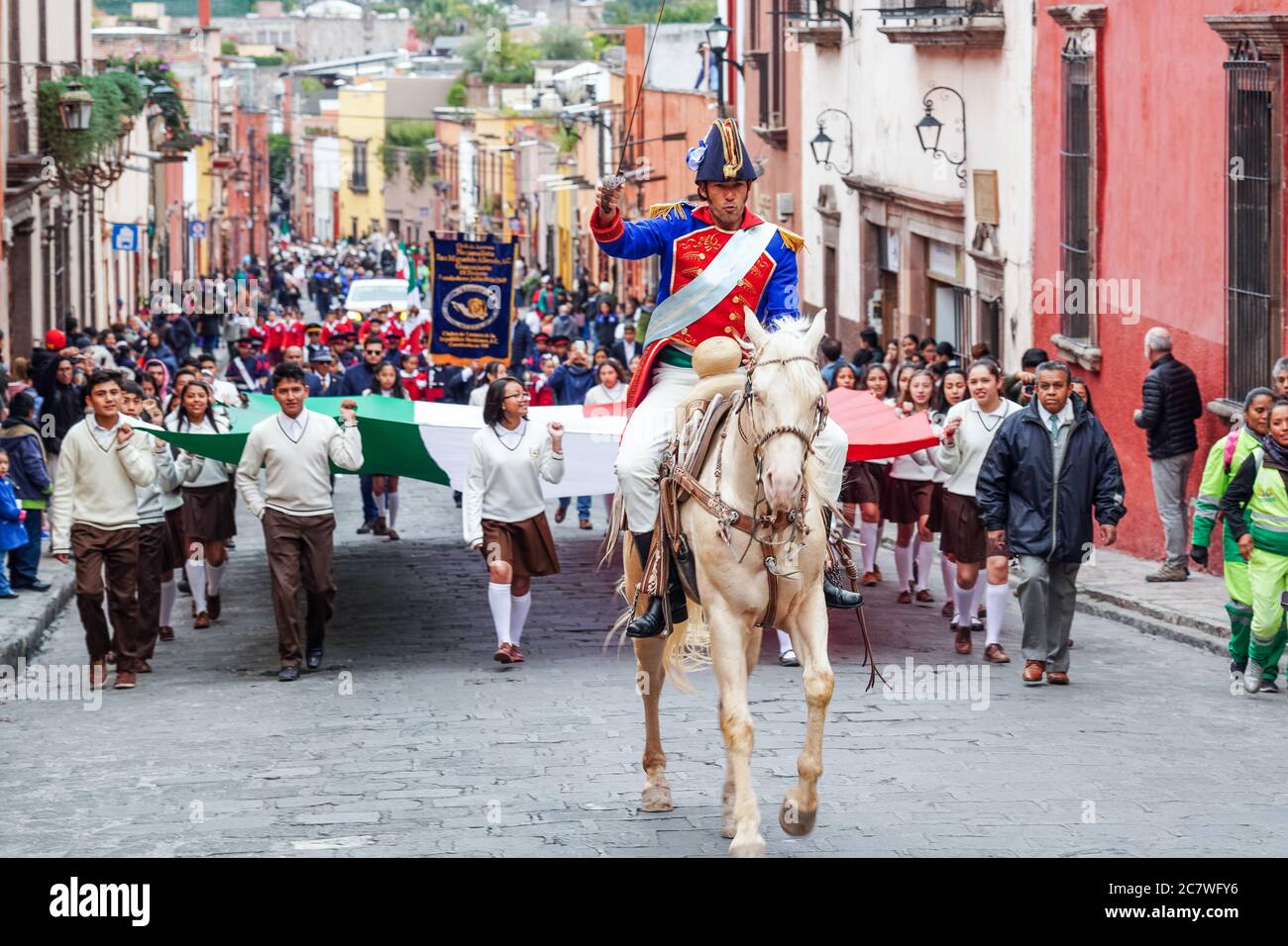A historic actor plays the part of Mexican Independence hero Ignacio ...