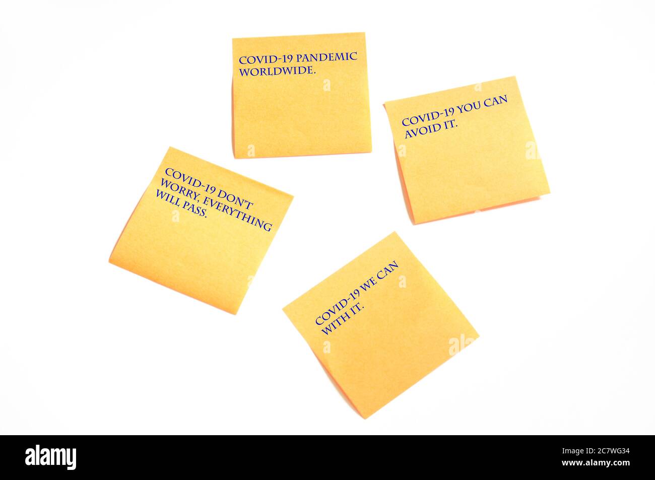 Yellow note paper word hi-res stock photography and images - Alamy