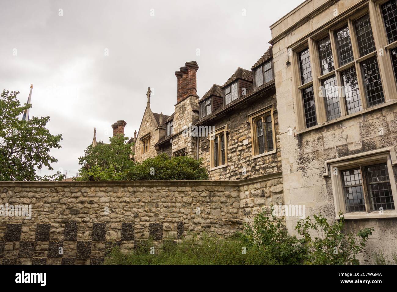 Ancient stonework on The Charterhouse, Charterhouse Square, London, EC1 ...