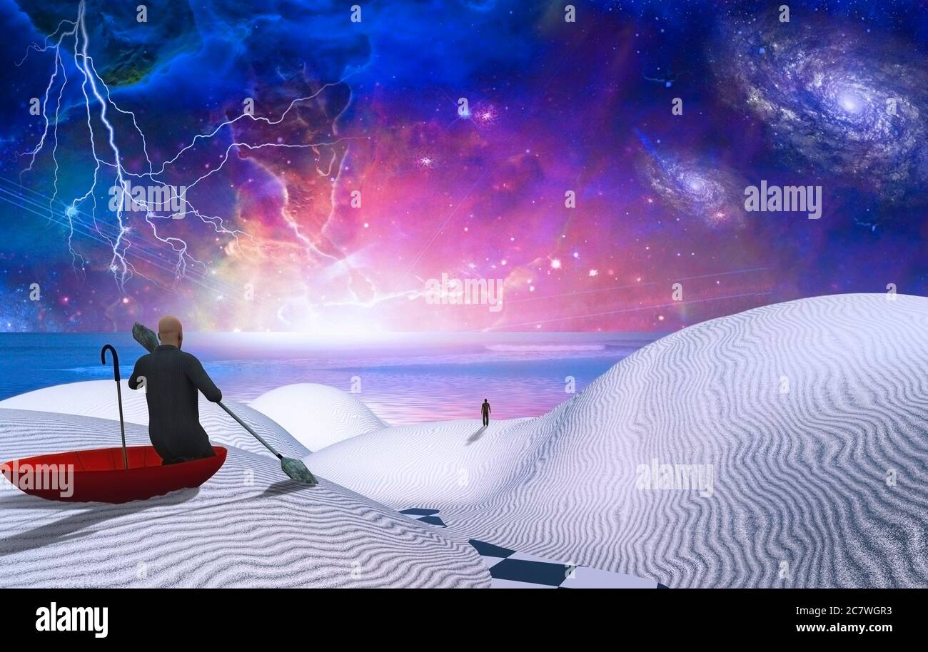 Escape from reality Stock Photo - Alamy