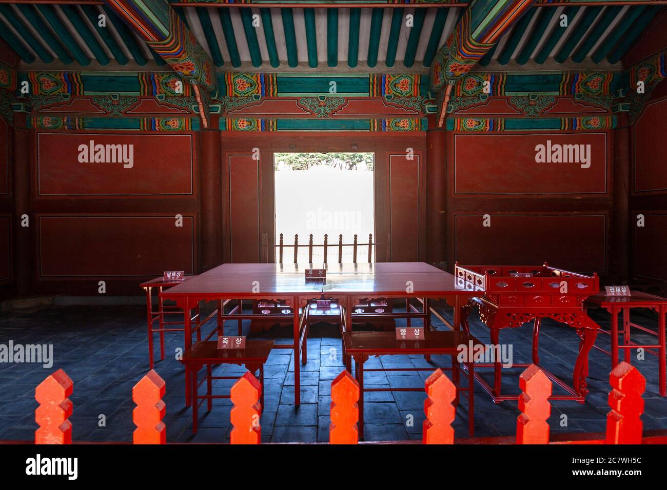The tomb of King Jungjong and T-shaped shrine, Seolleung and Jeongneung ...