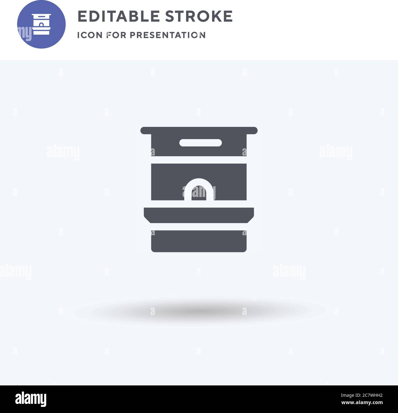 Ticket Office icon vector, filled flat sign, solid pictogram isolated ...