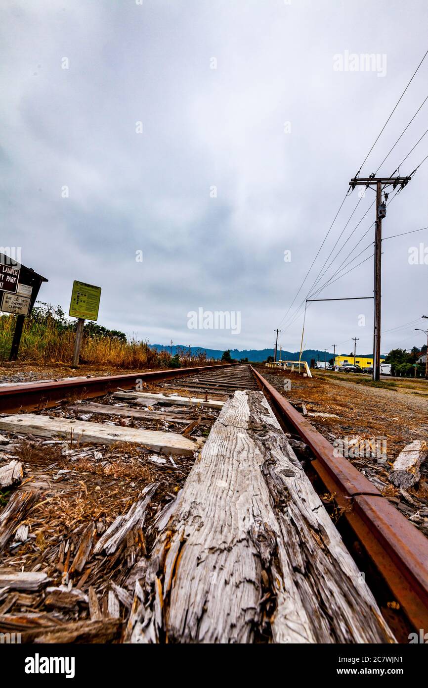 Unused railroad hi-res stock photography and images - Alamy