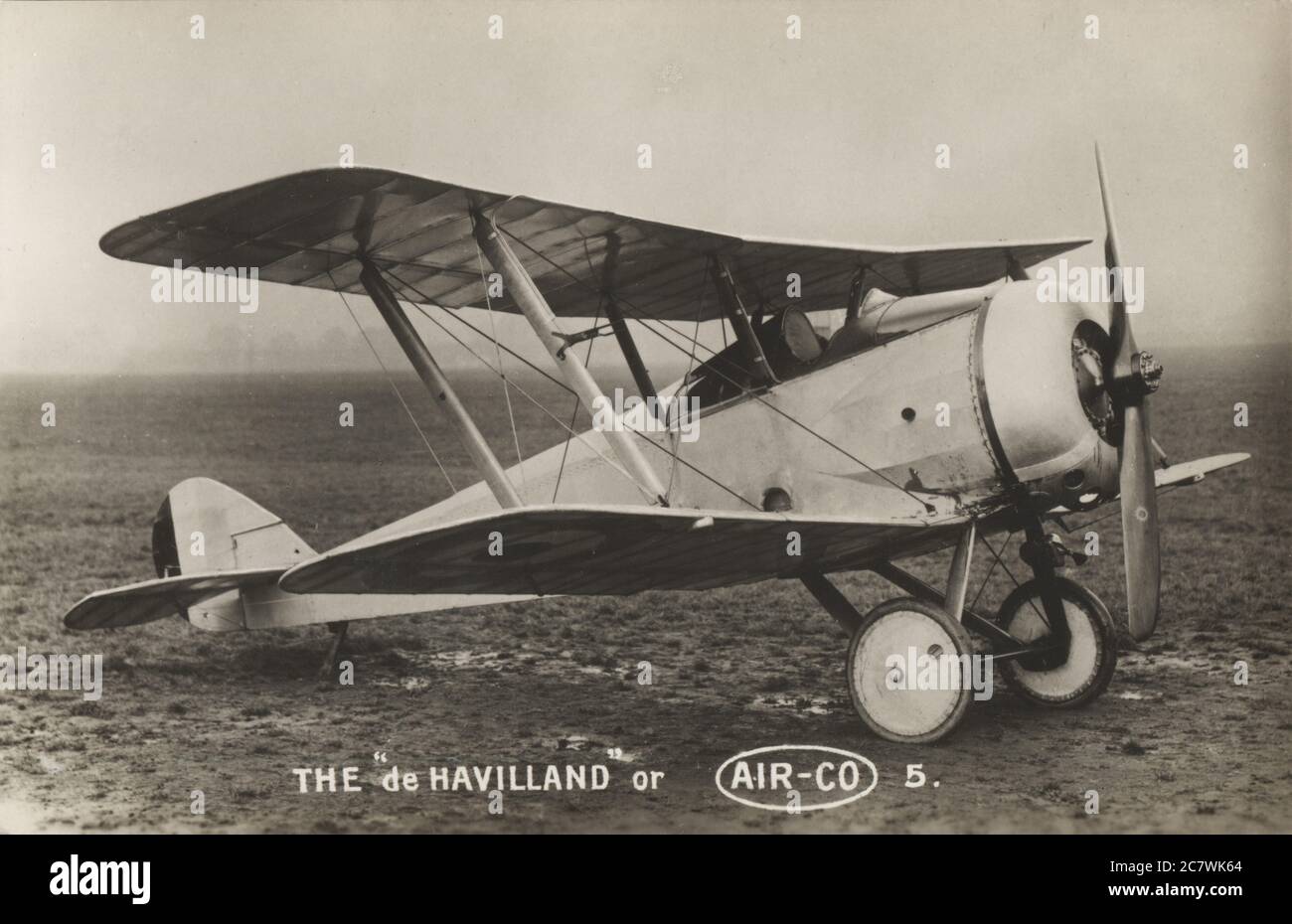 The de Havilland / AIRCO DH.5 single seater tractor fighting scout ...