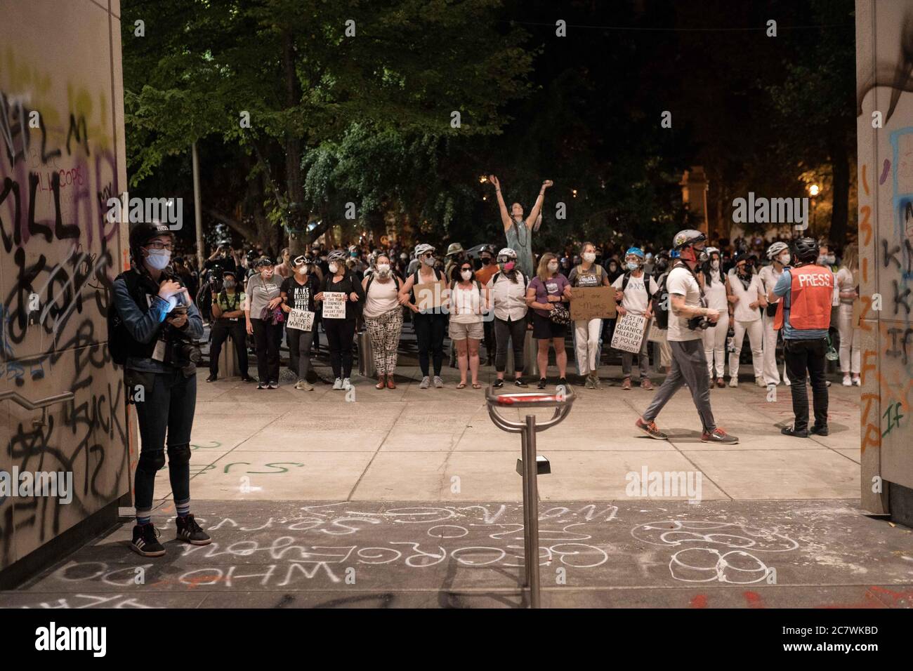 Human shield hi-res stock photography and images - Alamy