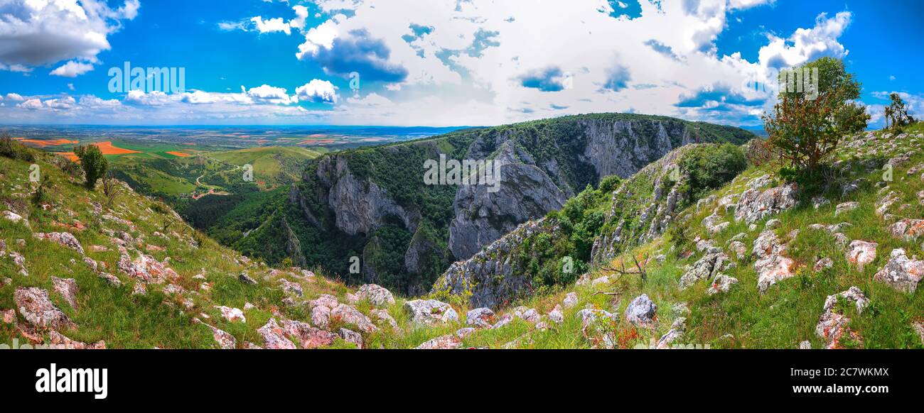 Turda gorge Cheile Turzii is a natural reserve with marked trails for ...