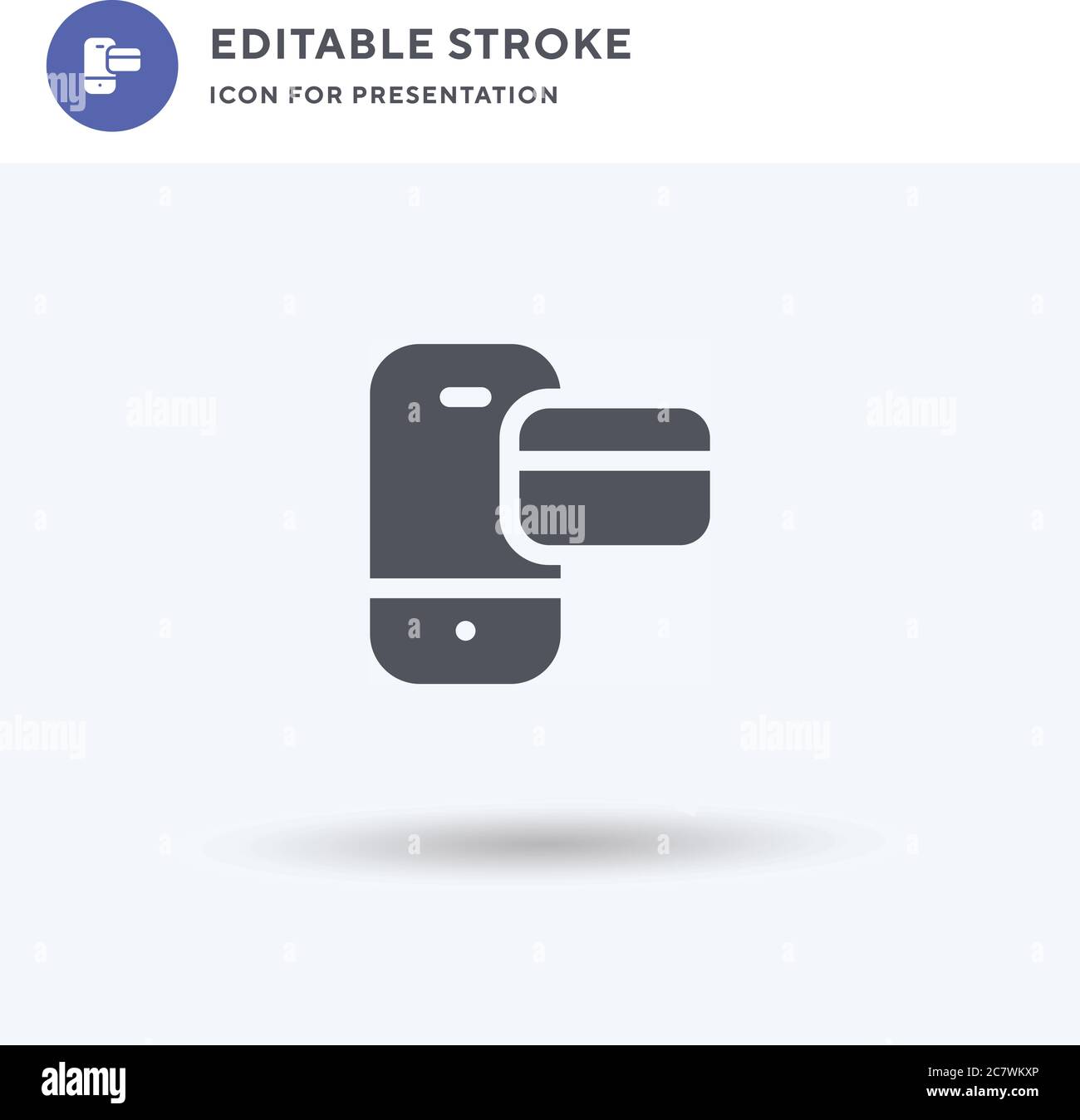 Payment icon vector, filled flat sign, solid pictogram isolated on ...