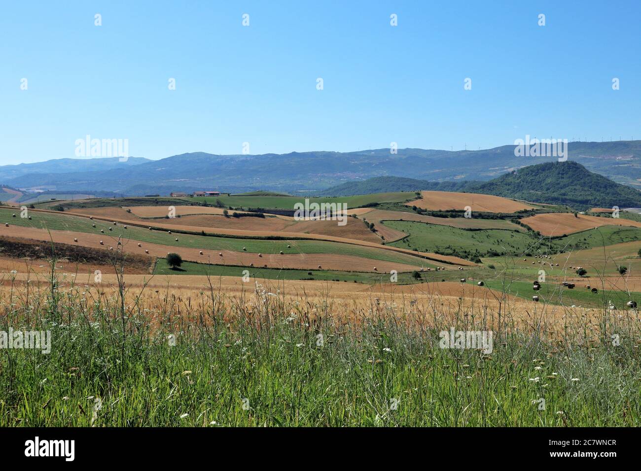 Conza - Paesaggio collinare Stock Photo - Alamy