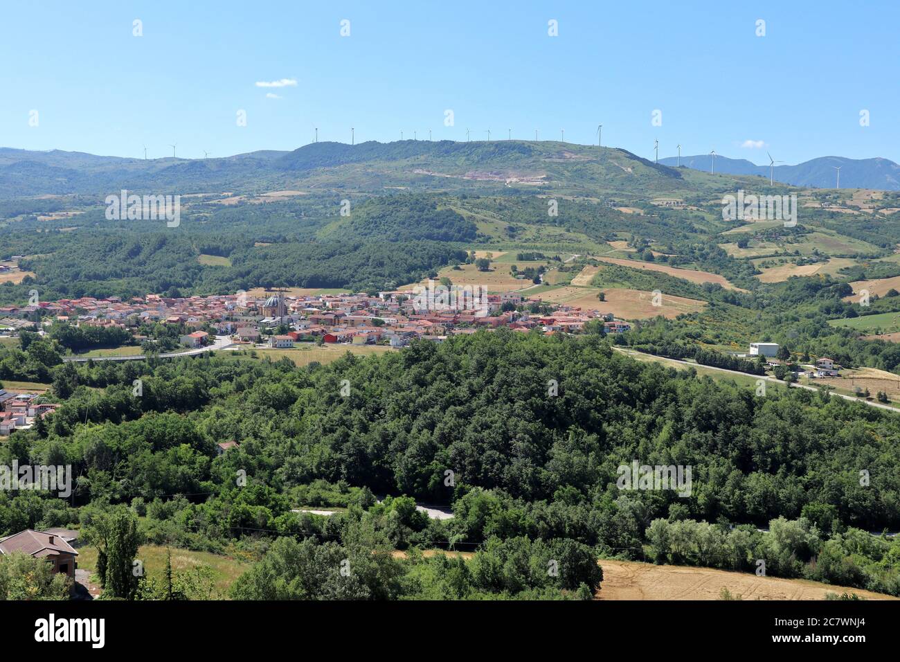 Conza della Campania - Panorama da Conza vecchia Stock Photo - Alamy