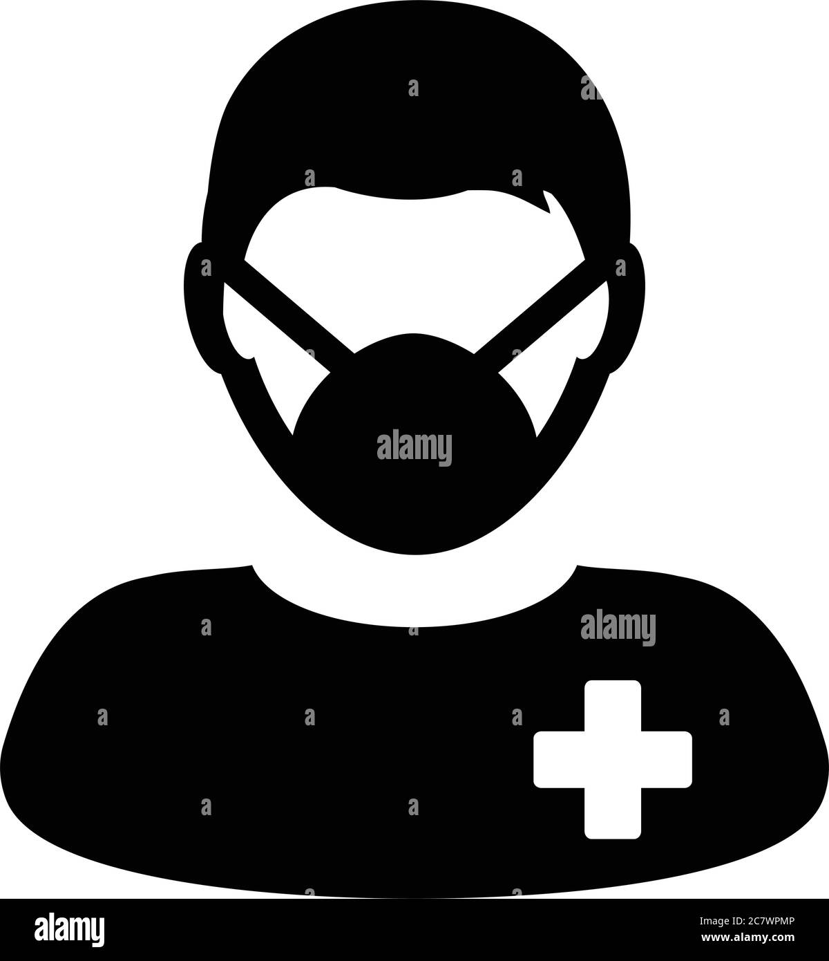 N95 respiratory mask Stock Vector Images - Alamy