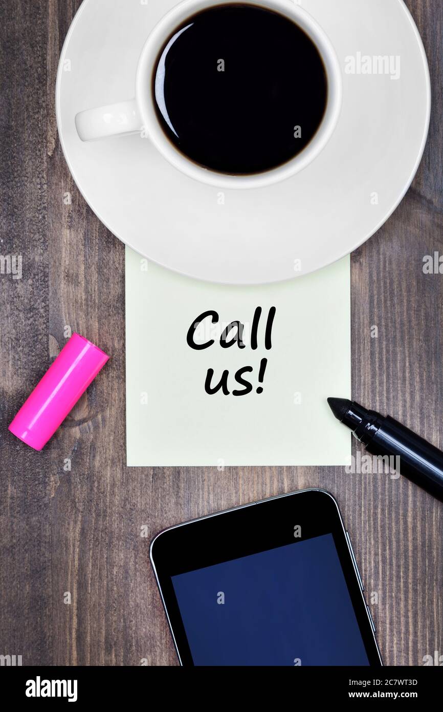 Call notes hi-res stock photography and images - Alamy