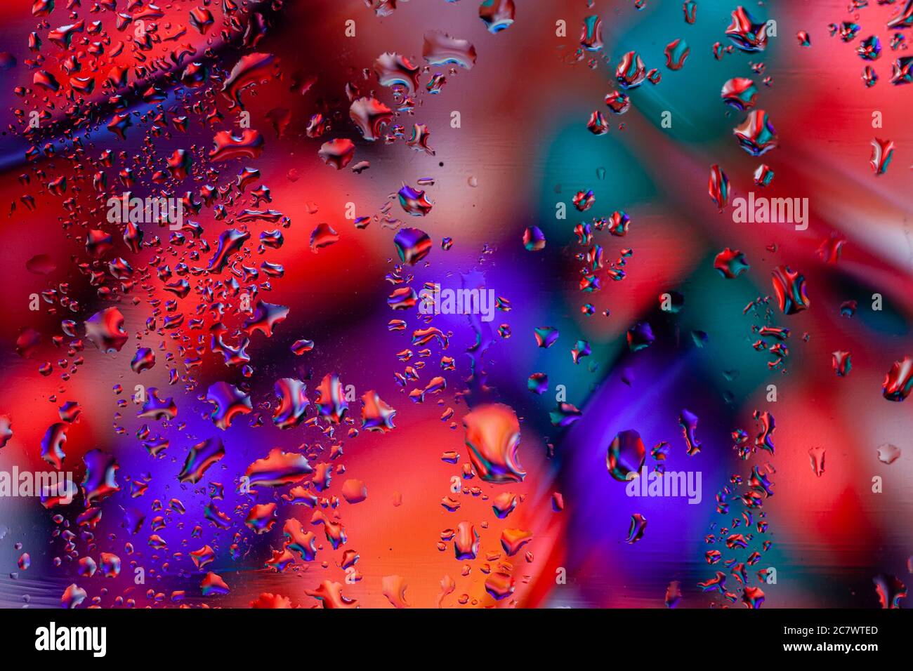 Colorful Raindrop Wallpaper