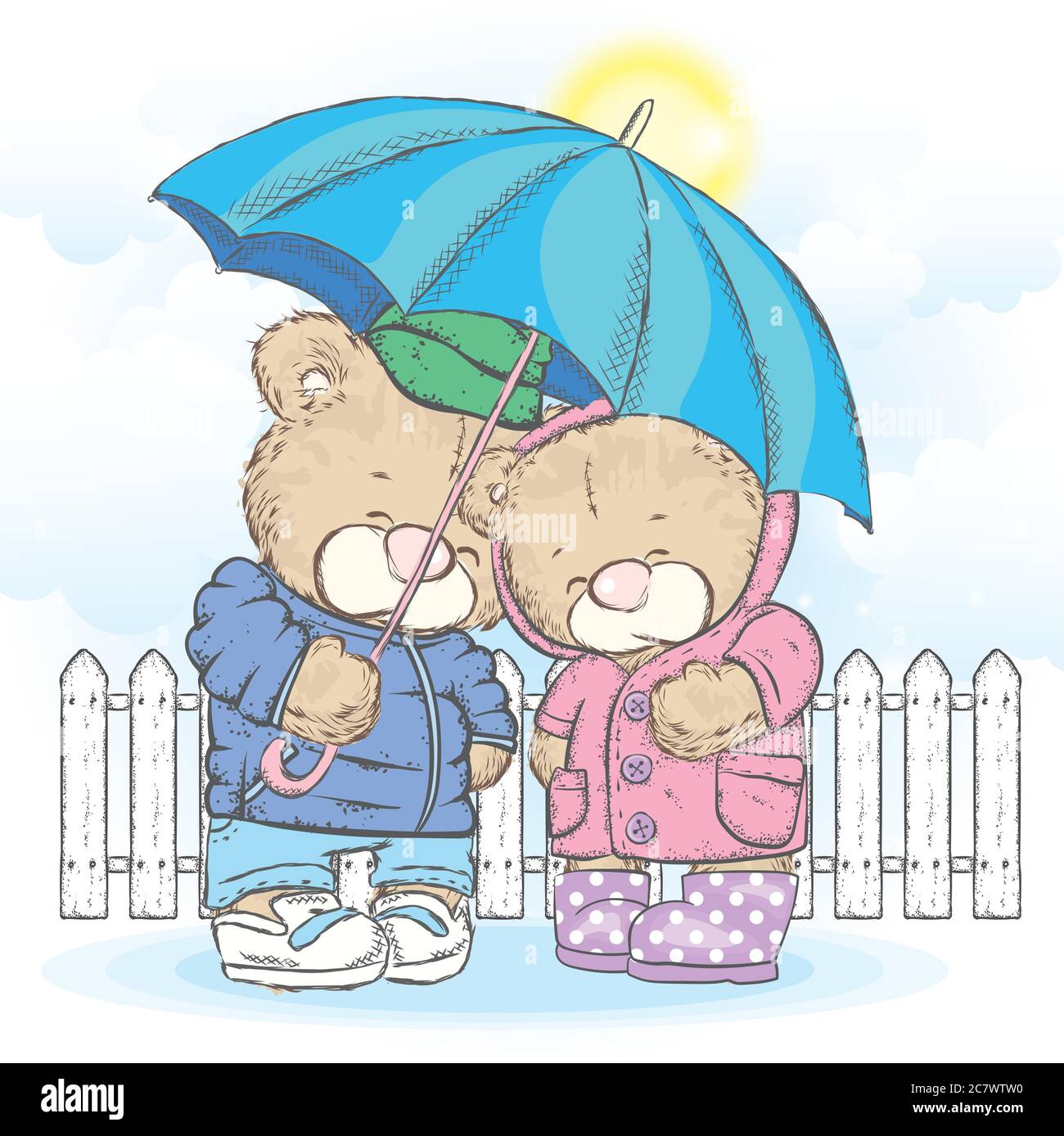 Child bear rain coat hi-res stock photography and images - Alamy
