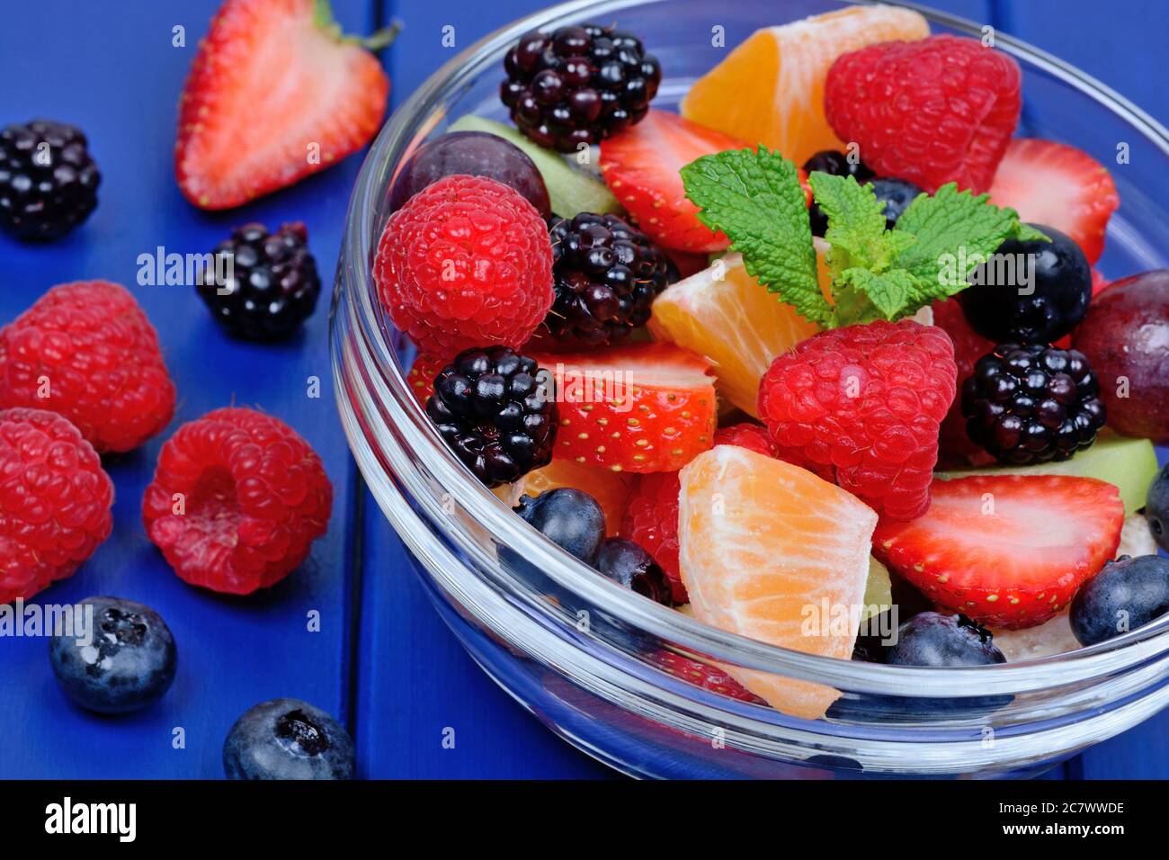 Fresh fruits in a bowl hi-res stock photography and images - Alamy