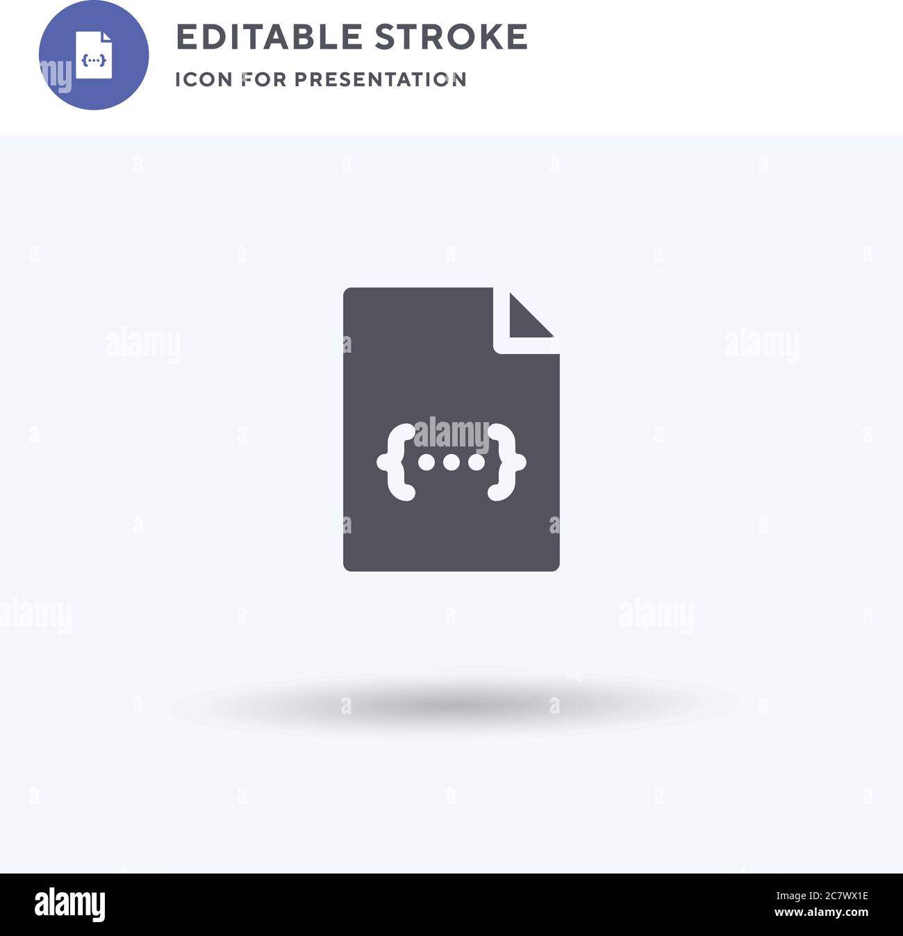 Css icon vector, filled flat sign, solid pictogram isolated on white ...