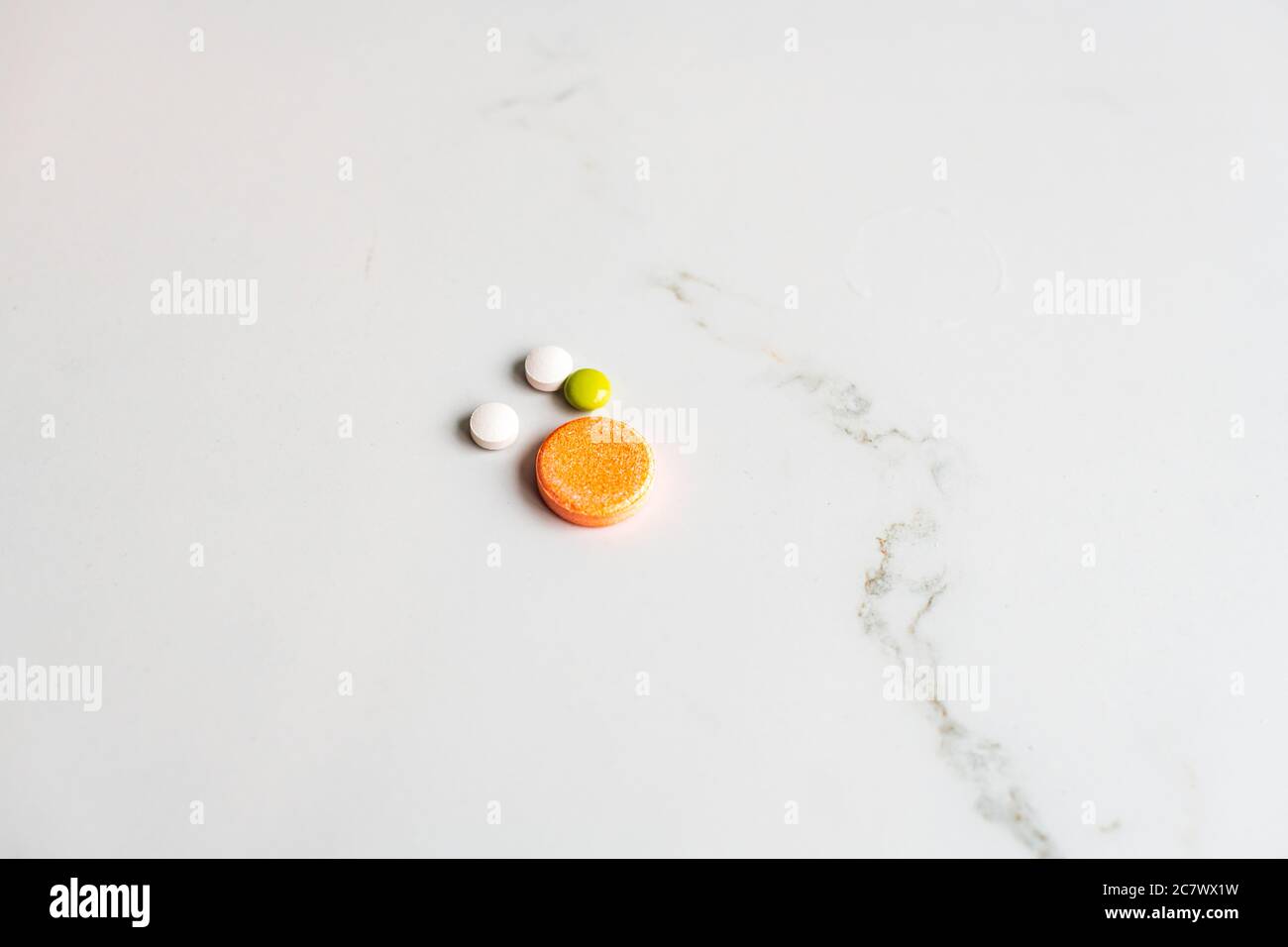 Closeup shot of multivitamin and effervescent tablets Stock Photo - Alamy