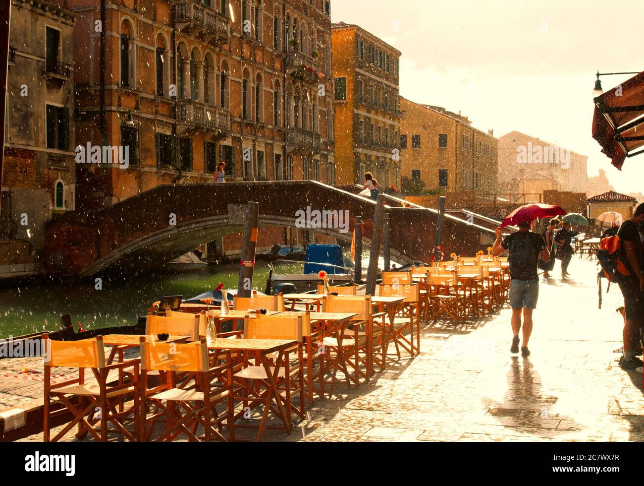 Venice between sun and rain Stock Photo - Alamy