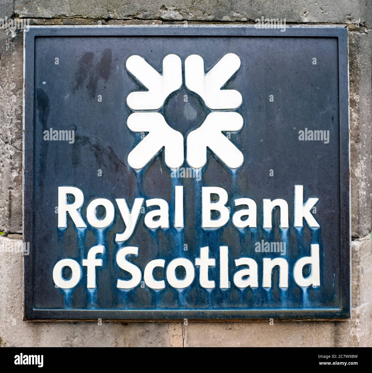 Royal bank of scotland sign hi-res stock photography and images - Alamy