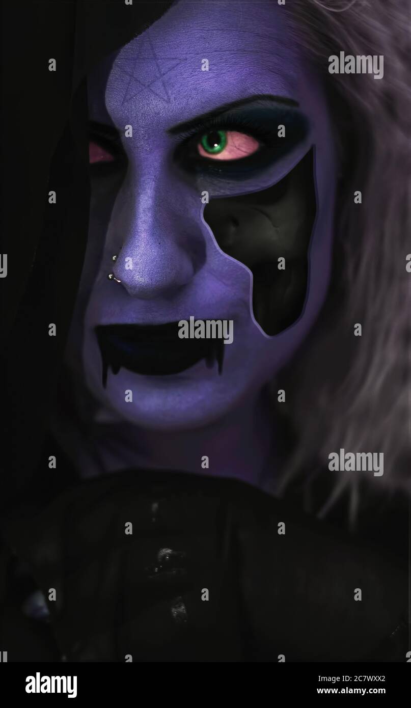 Evil witch hi-res stock photography and images - Alamy