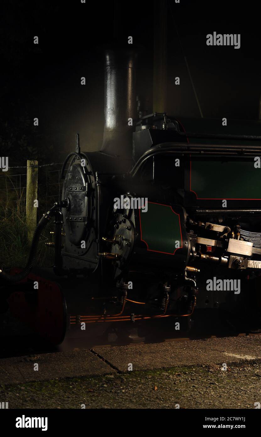 Ffestiniog railway steam locomotive blanche hi-res stock photography and images - Alamy