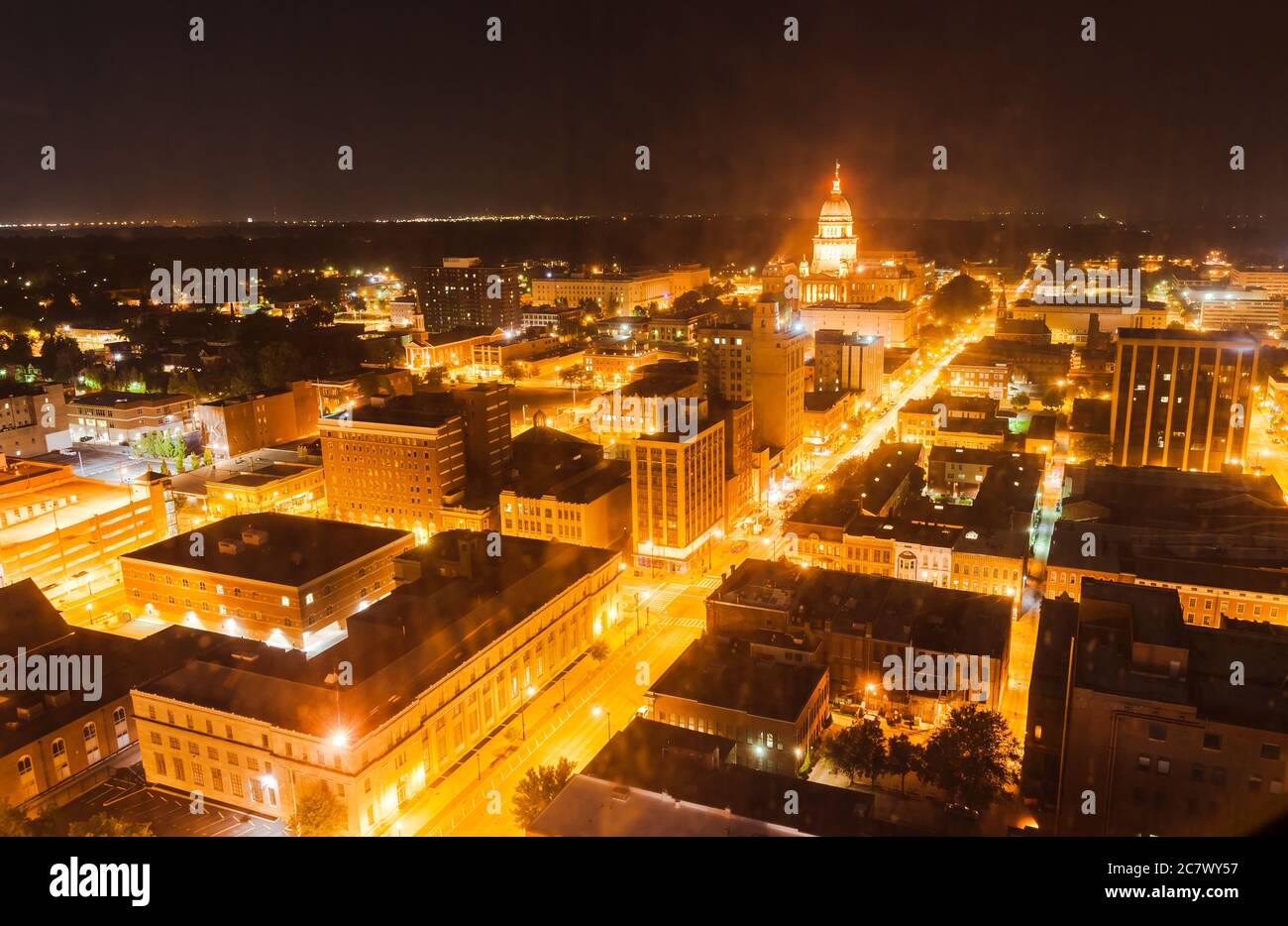 Springfield City At Night