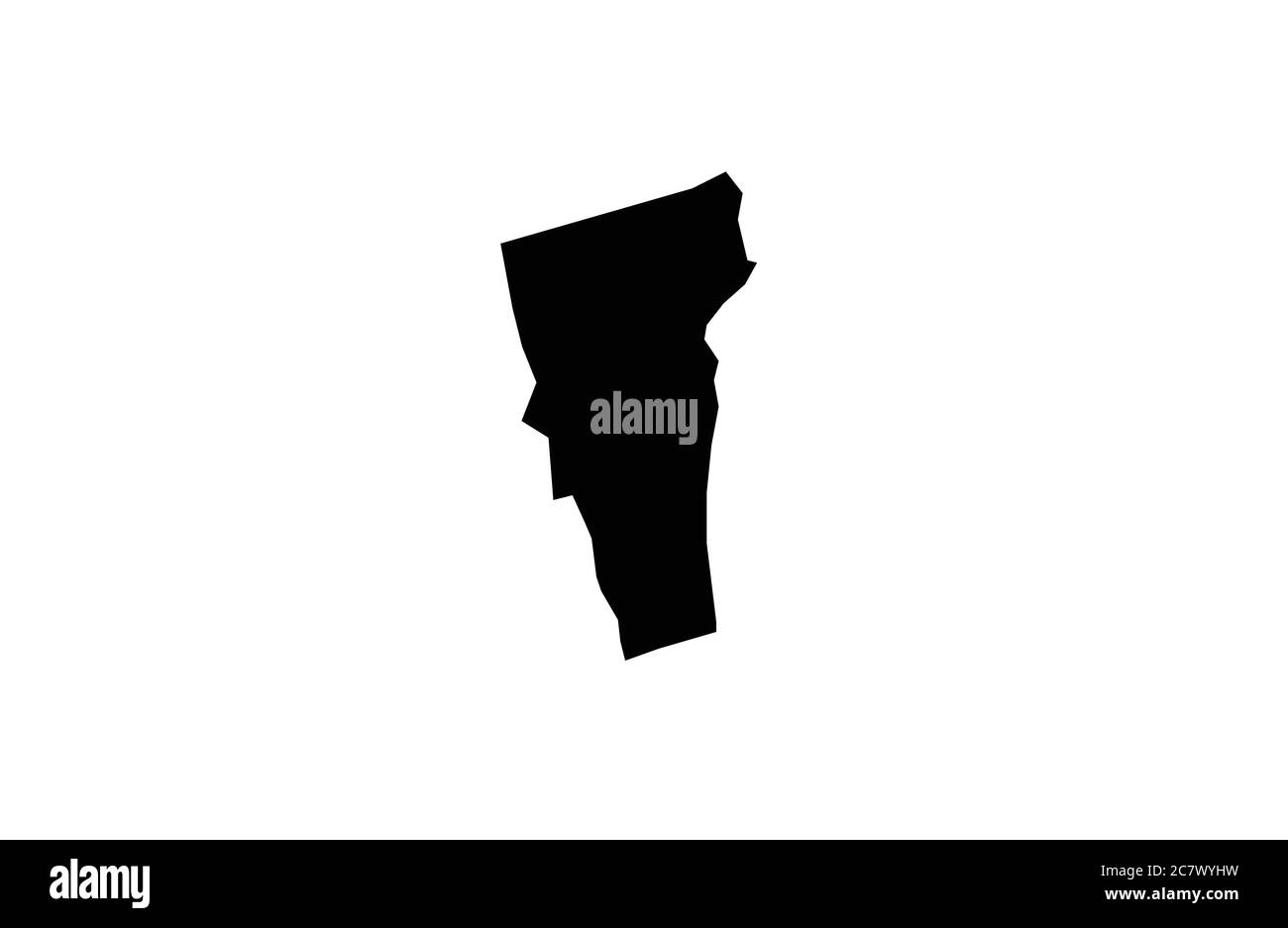 Vermont map outline vector illustration Stock Vector Image & Art - Alamy