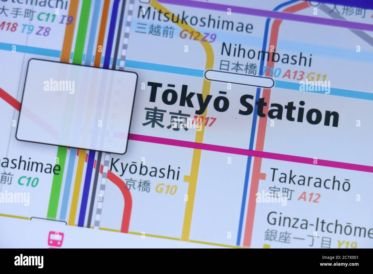 Tokyo tube map hi-res stock photography and images - Alamy