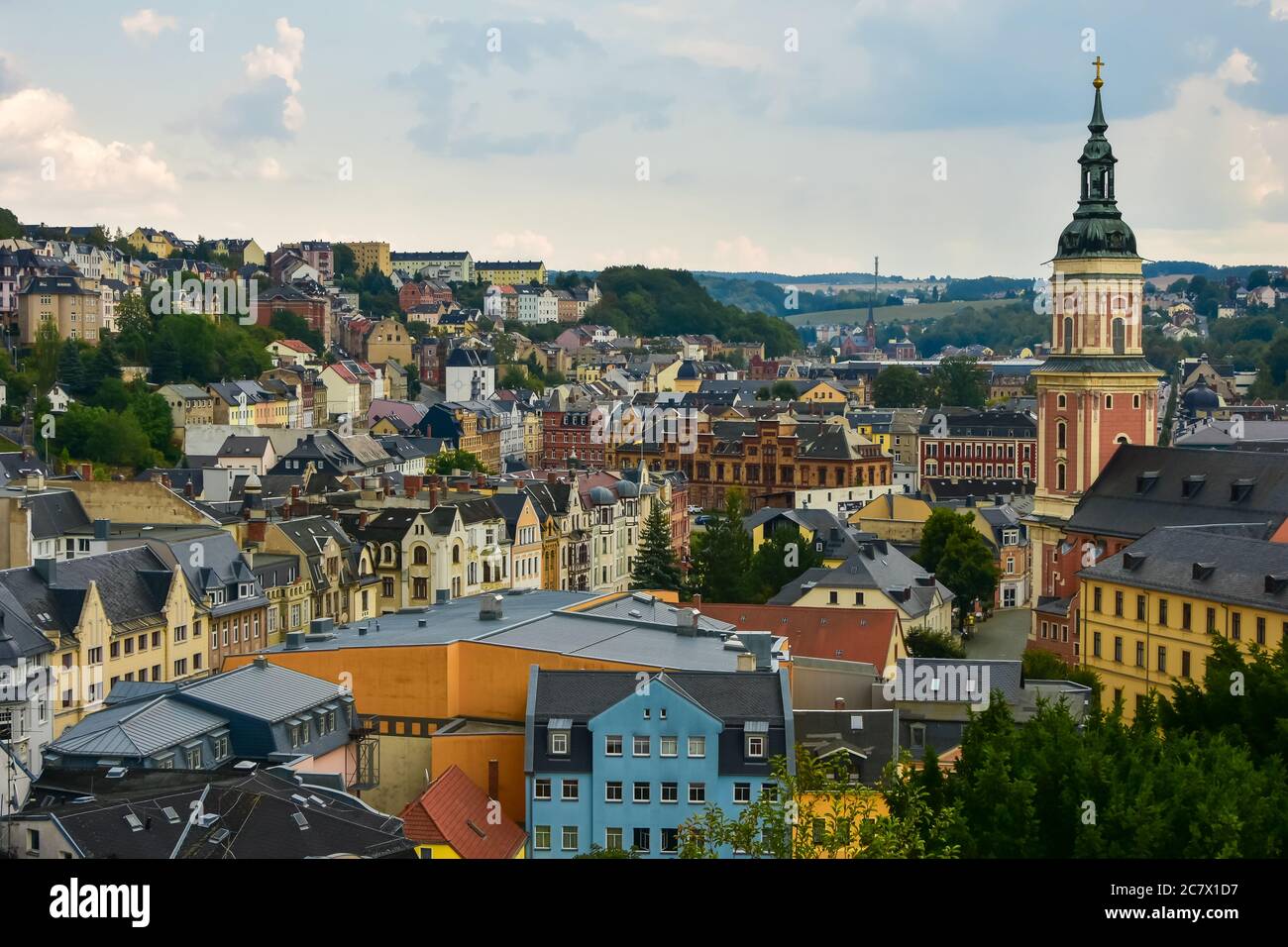 Greiz is a town in Thuringia, Germany Stock Photo - Alamy