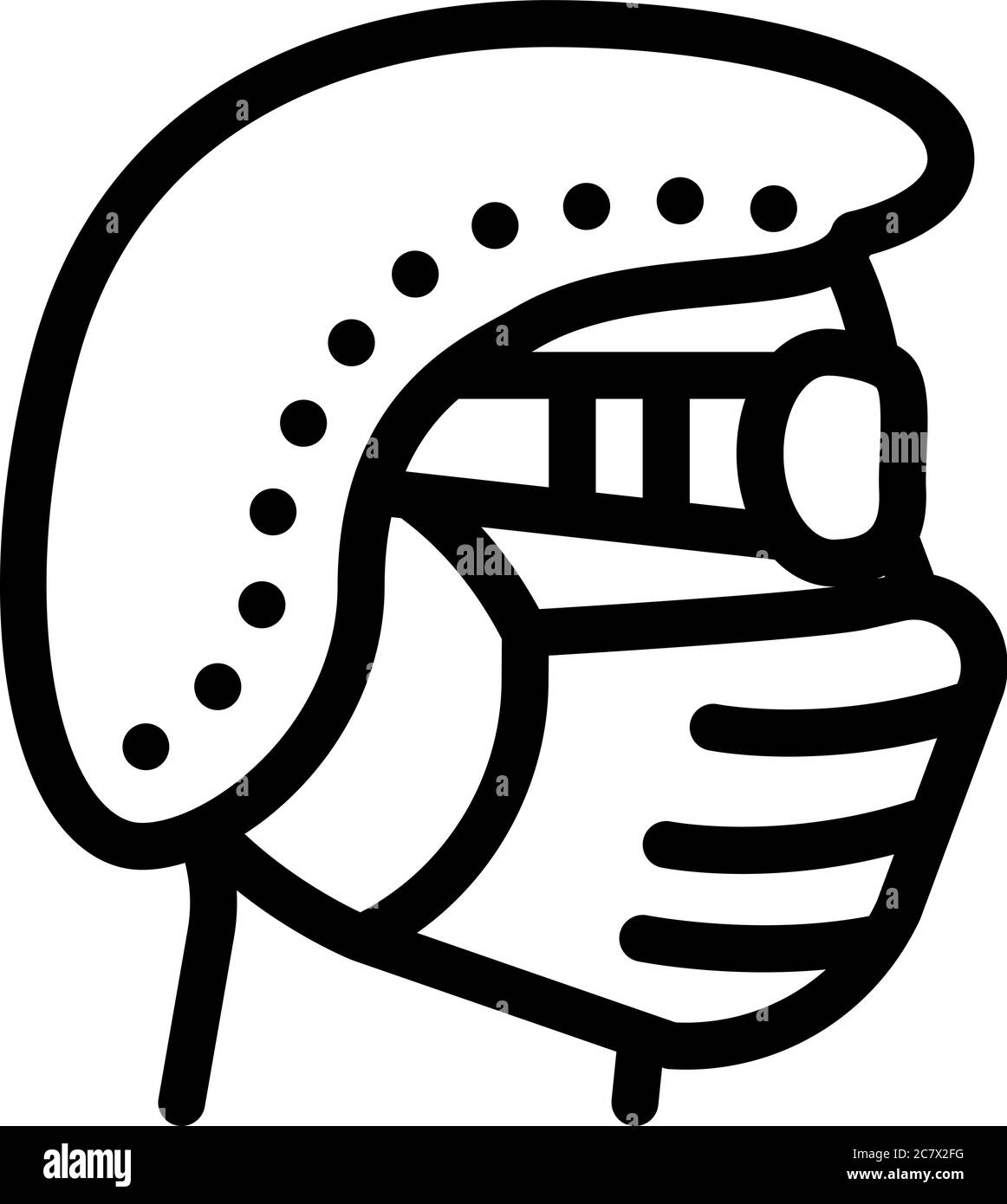 surgeon wearing protection hat mask glasses icon vector outline ...