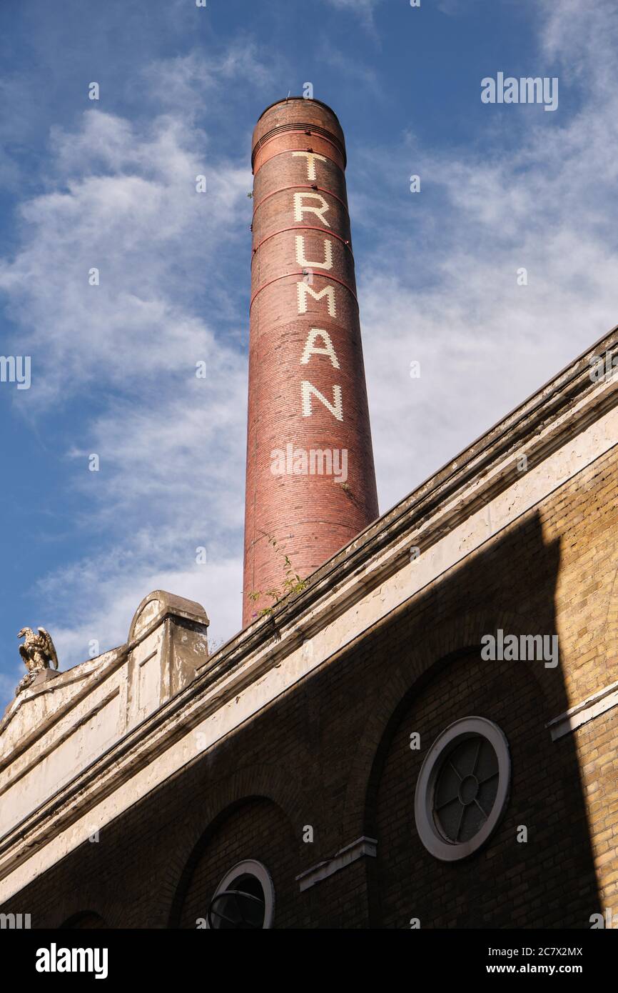 Former Truman Brewery Building And Chimney Brick Lane High Resolution ...