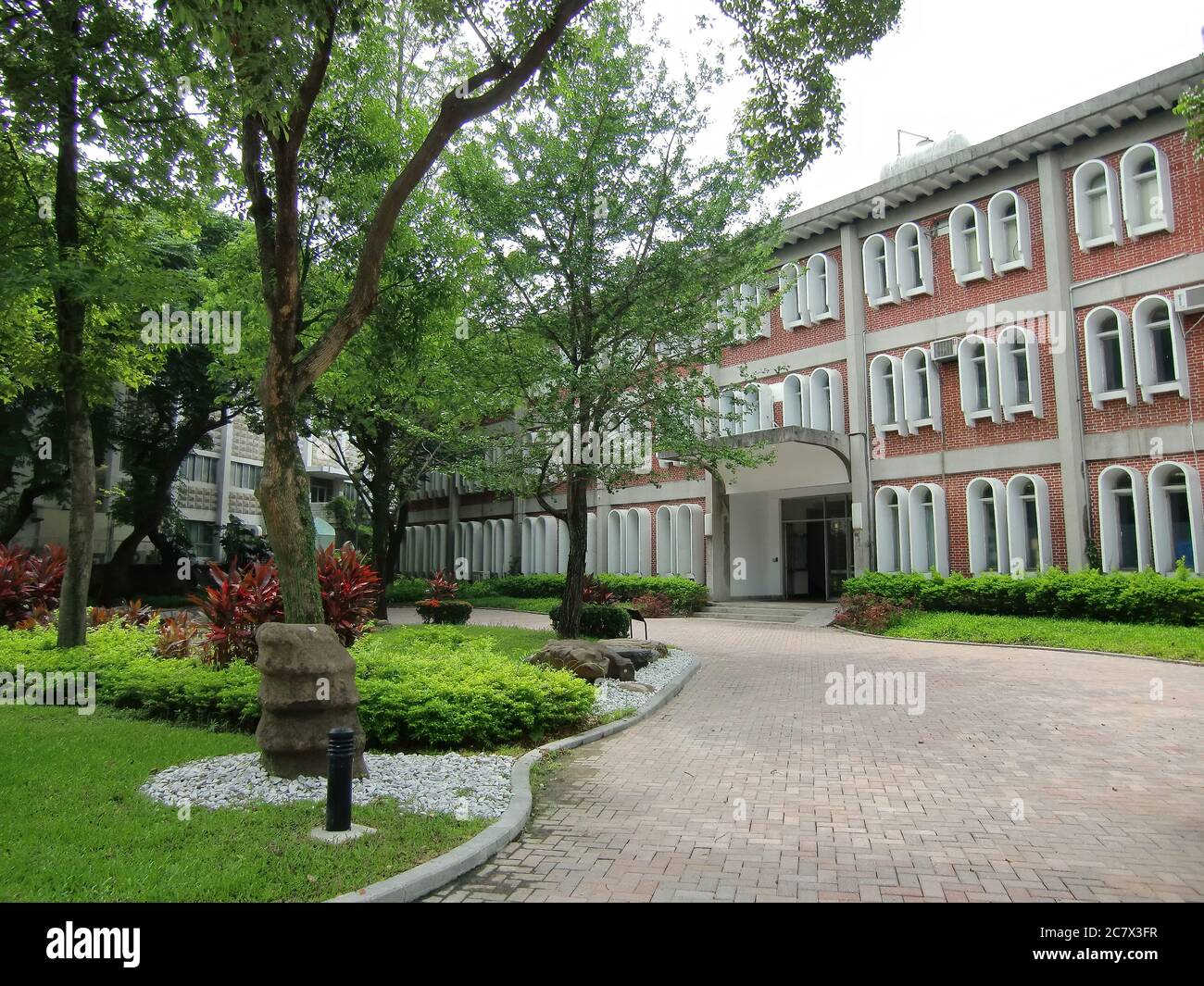Sunny view of some building in NTU at Taipei, Taiwan Stock Photo - Alamy