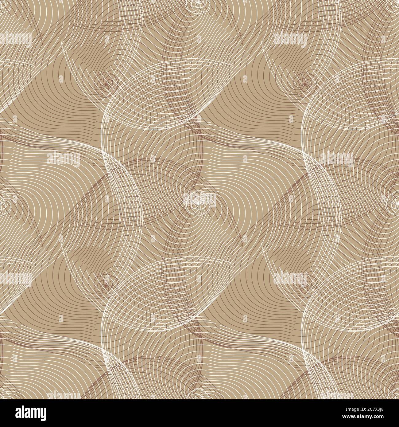 beige guilloche texture seamless vector pattern Stock Vector Image ...