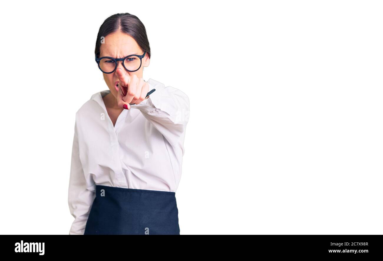 Angry waitress Cut Out Stock Images & Pictures - Alamy